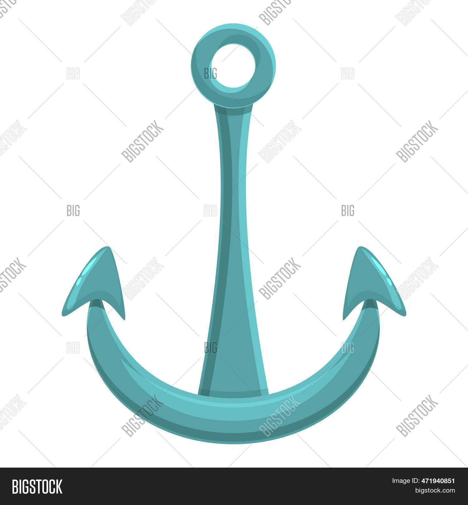 Anchor Icon. Cartoon Image & Photo (Free Trial) | Bigstock