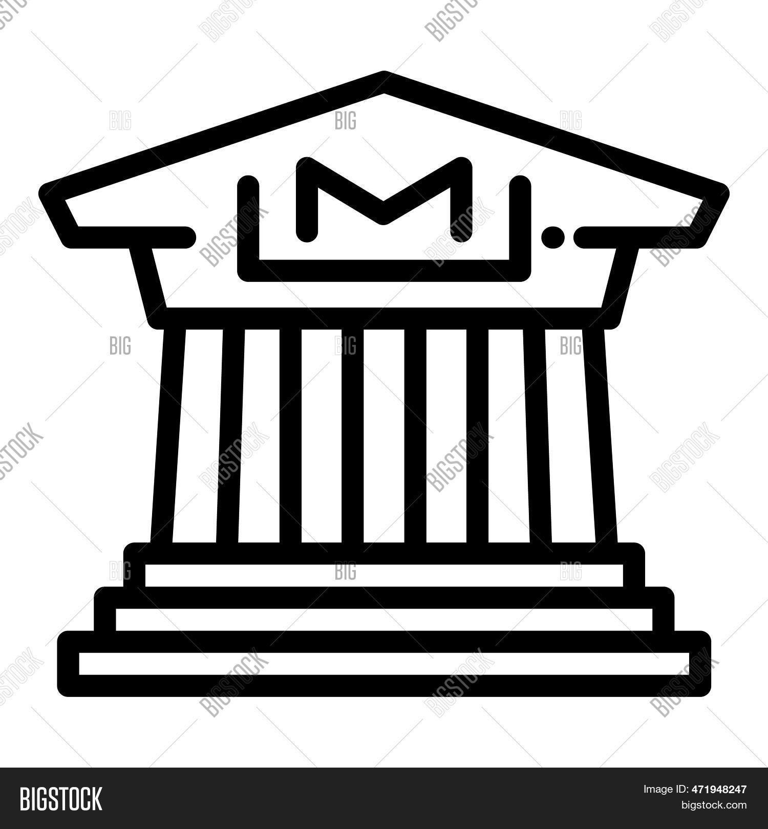 Museum Building Icon. Image & Photo (Free Trial) | Bigstock
