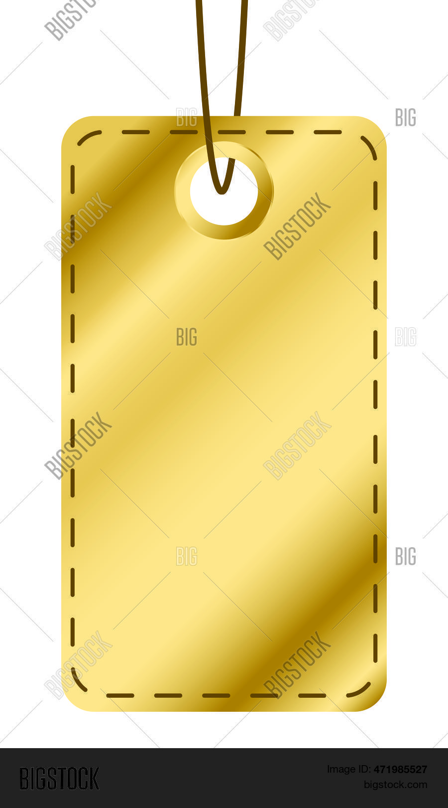 Gold Price Tag Design Vector & Photo (Free Trial) | Bigstock