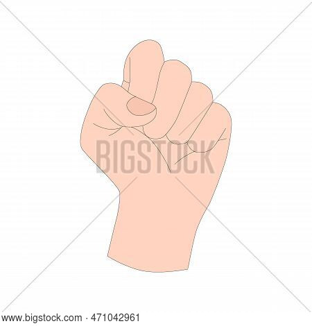 Hand Gesture. Fist Vector & Photo (Free Trial) | Bigstock