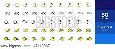 Timer Icons Set. Vector & Photo (Free Trial) | Bigstock