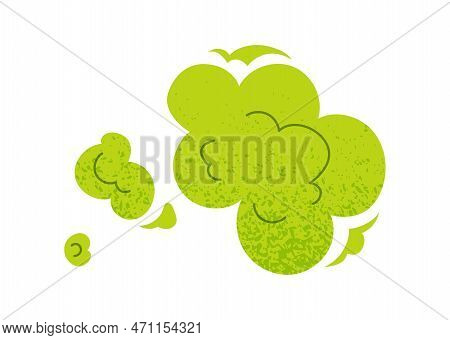 Stinky Green Cloud Vector & Photo (Free Trial) | Bigstock