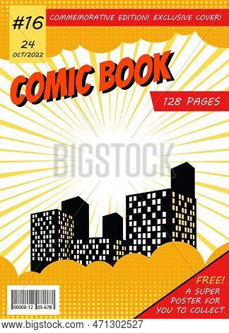 Comic Book Cover. Vector & Photo (Free Trial) | Bigstock