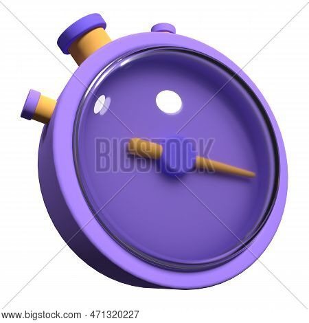 Stopwatch Button. 3d Image & Photo (Free Trial) | Bigstock