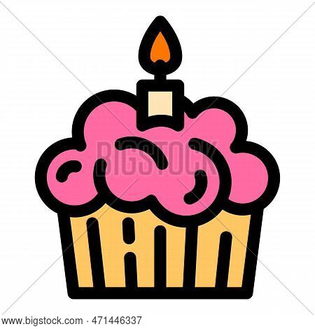 Birthday Cupcake Icon Image & Photo (Free Trial) | Bigstock
