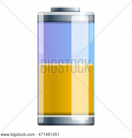Half Battery Icon. Image & Photo (Free Trial) | Bigstock