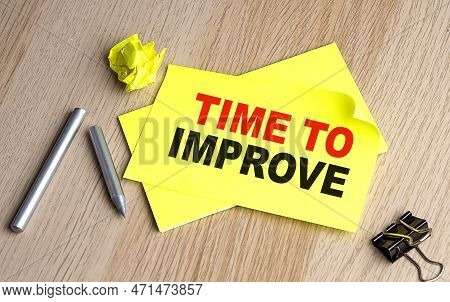 Time Improve Written Image & Photo (Free Trial) | Bigstock
