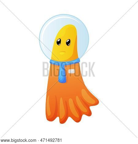 Cute Orange Alien Vector & Photo (Free Trial) | Bigstock