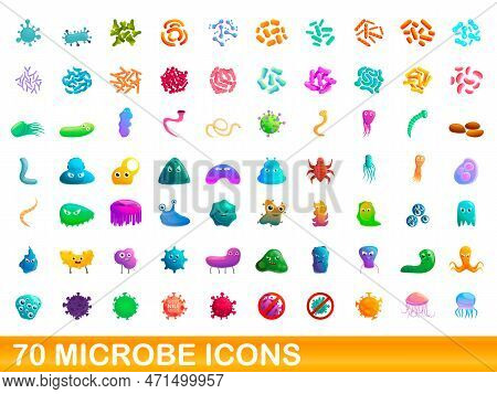 70 Microbe Icons Set. Image & Photo (Free Trial) | Bigstock