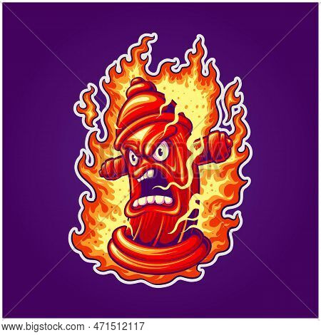 Angry Flaming 이미지 및 사진(무료 체험) | Bigstock