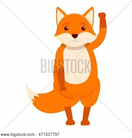 Fox Say Hello Icon. Image & Photo (Free Trial) | Bigstock