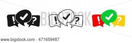 Check Mark, Question Vector & Photo (Free Trial) | Bigstock