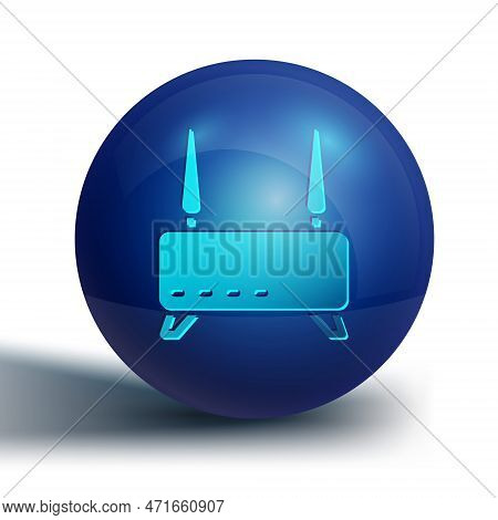 Blue Router Wi-fi Vector & Photo (Free Trial) | Bigstock