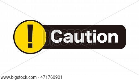 Caution Mark Icon Vector & Photo (Free Trial) | Bigstock