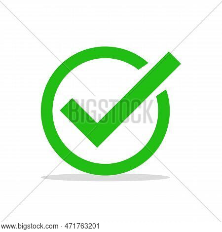 Green Simple Check Vector & Photo (Free Trial) | Bigstock