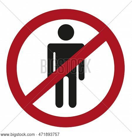 Ban Person. Character Vector & Photo (Free Trial) | Bigstock
