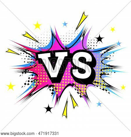 Versus Letters Vs Vector & Photo (Free Trial) | Bigstock