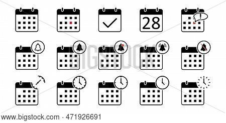 Calendar Icon Vector & Photo (Free Trial) | Bigstock
