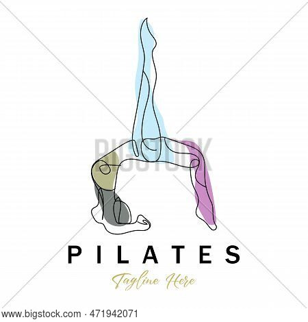 Pilates Sitting Pose Vector & Photo (Free Trial) | Bigstock
