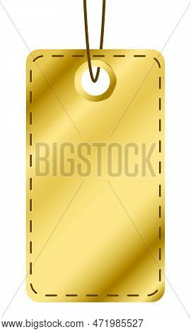 Gold Price Tag Design Vector & Photo (Free Trial) | Bigstock