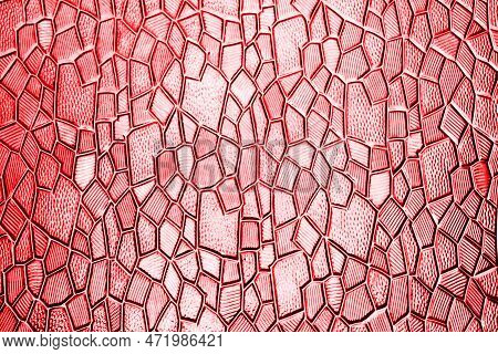 Red Stained Glass Texture