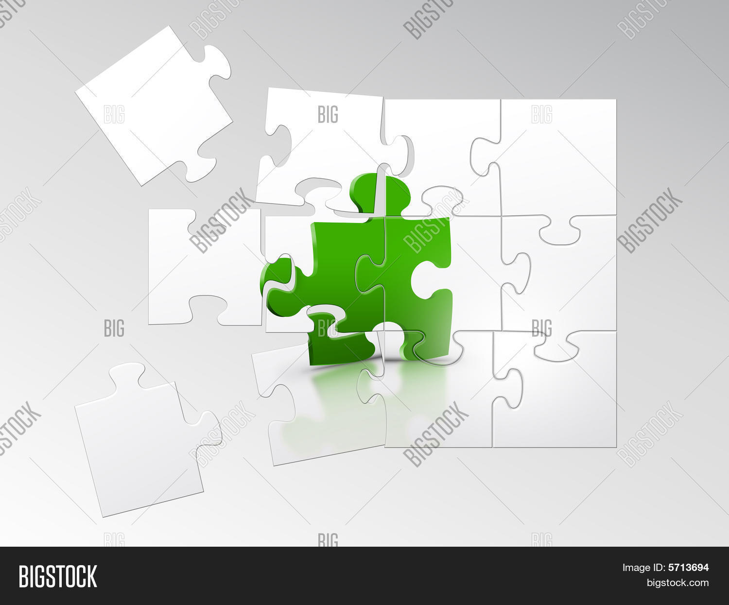 Puzzle Pieces Falling Image & Photo (Free Trial) | Bigstock