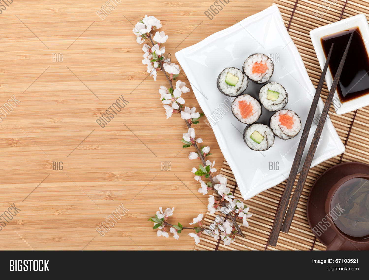 Sushi Maki Set Fresh Image & Photo (Free Trial) | Bigstock