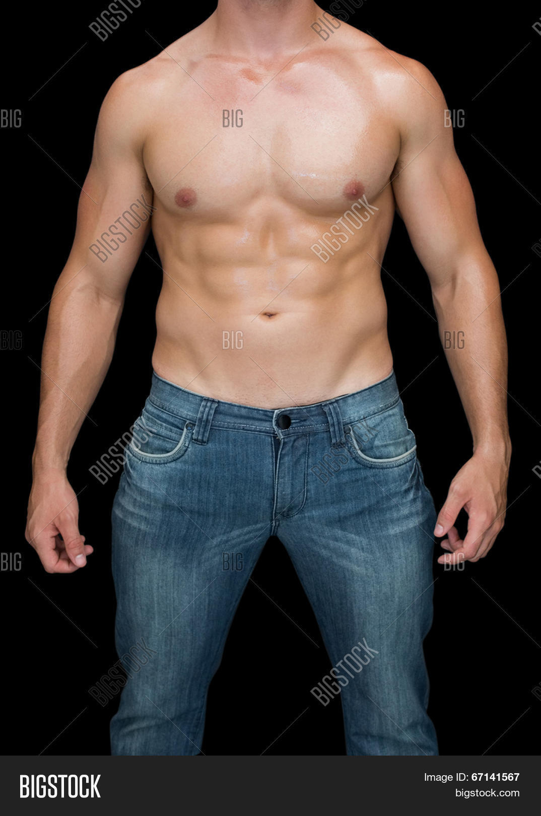 Muscular Man Posing Image & Photo (Free Trial) | Bigstock