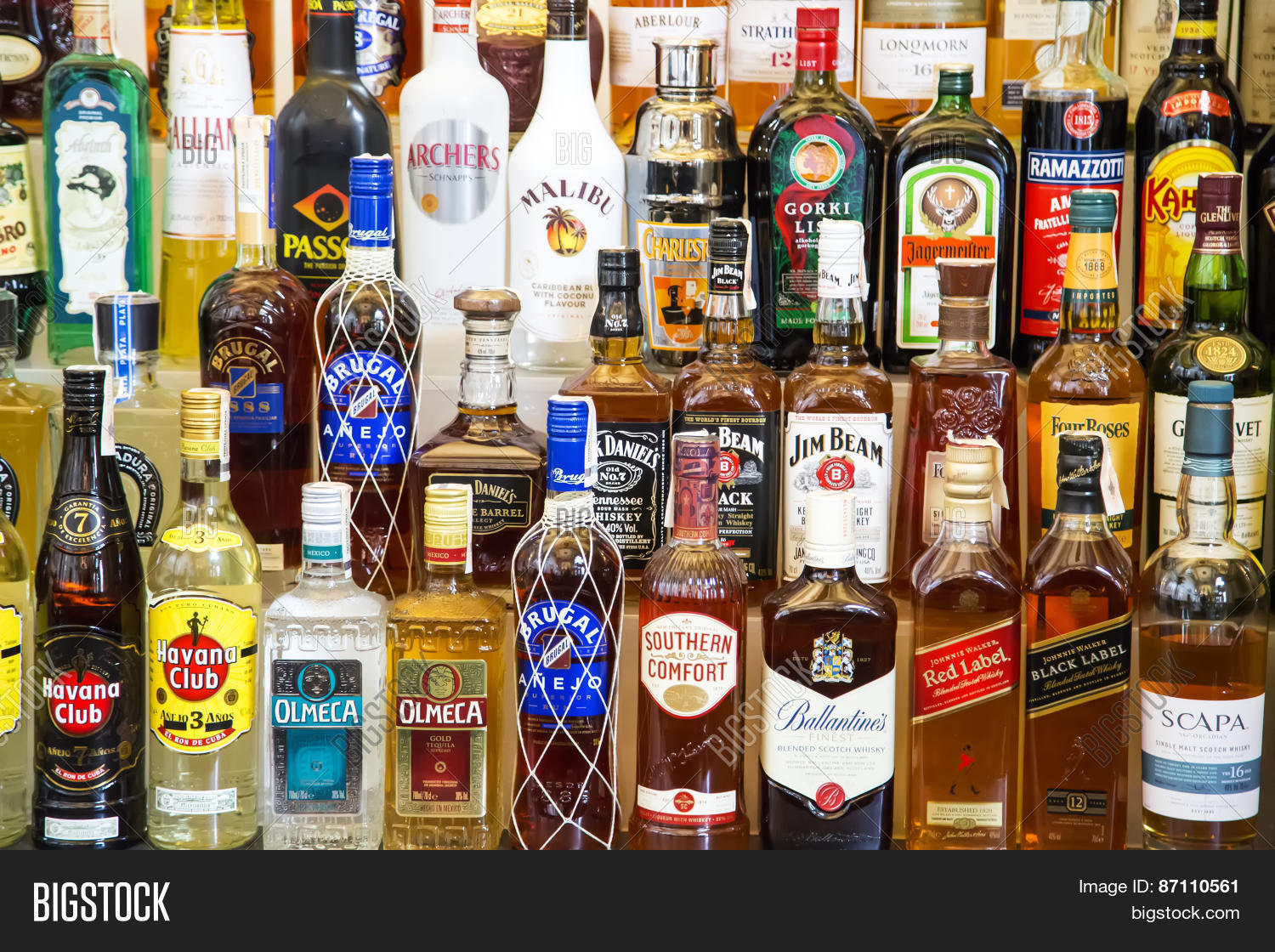 Alcohol Bottles Image & Photo (Free Trial) | Bigstock