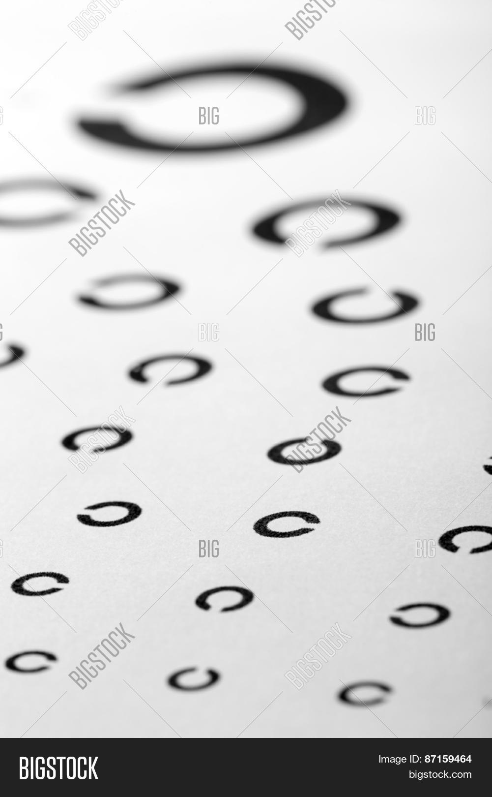 Eye Examination Chart Image & Photo (Free Trial) | Bigstock