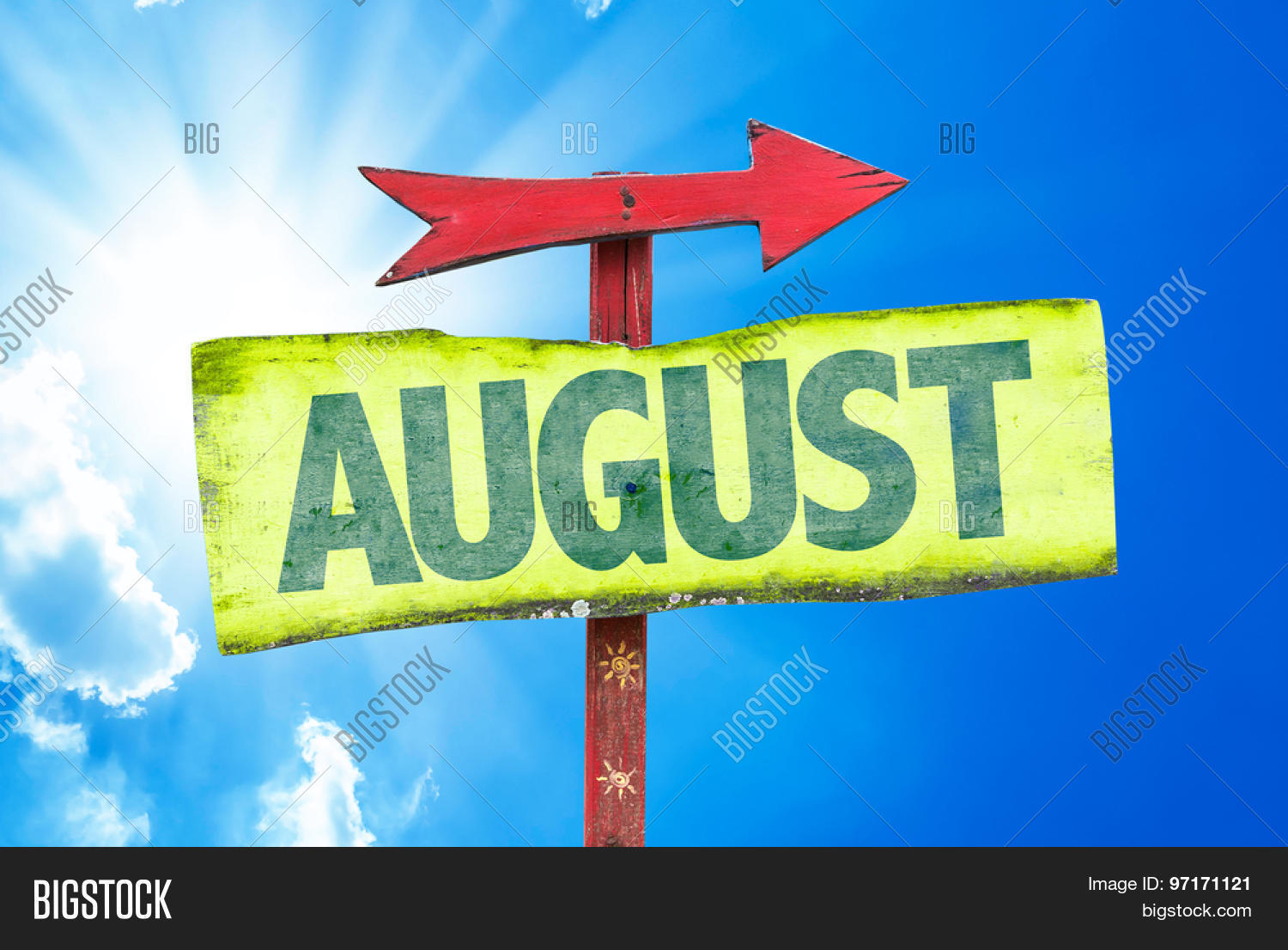 August Sign Beautiful Image & Photo (Free Trial) | Bigstock