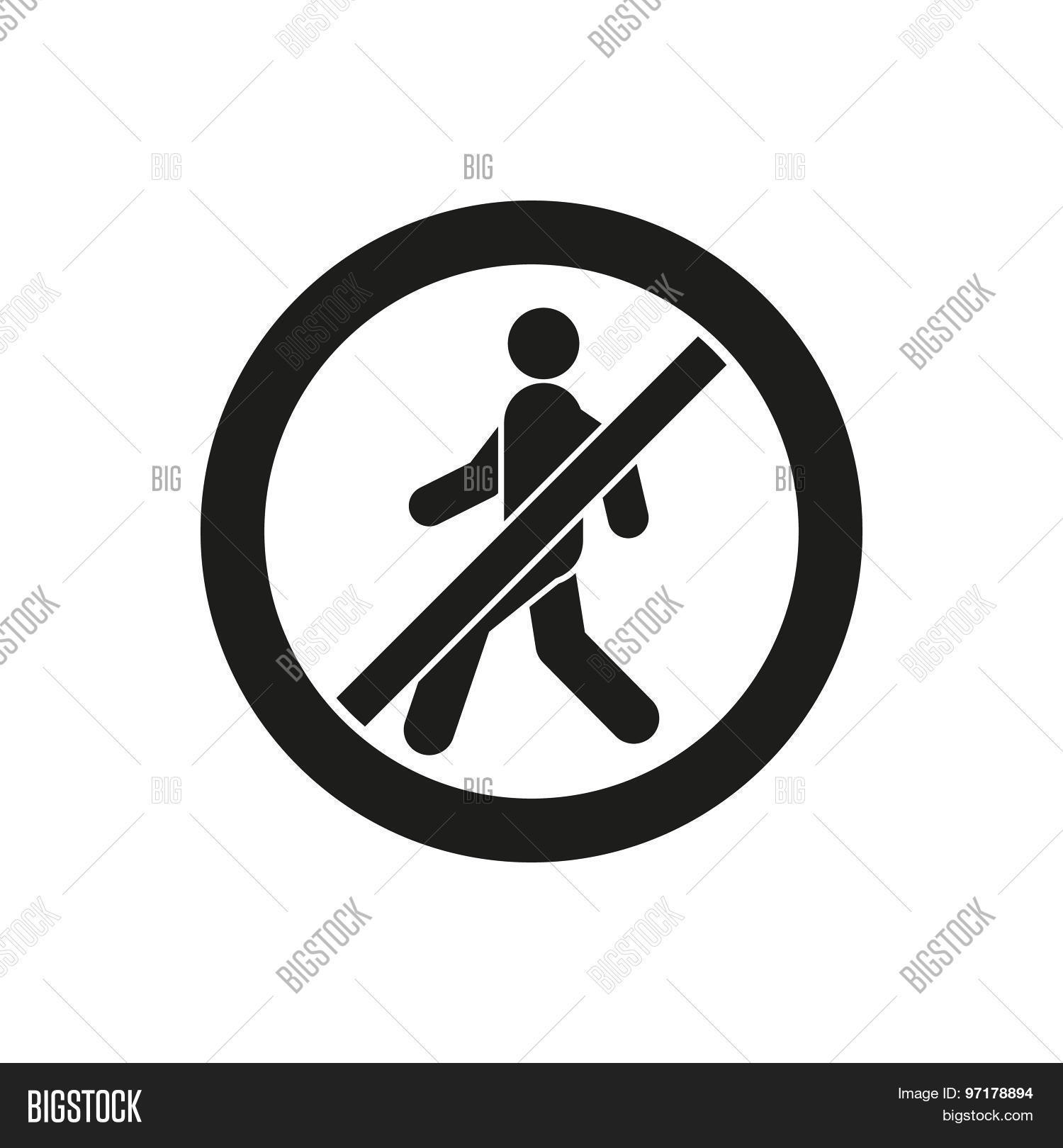 No Entry Icon. Vector & Photo (Free Trial) | Bigstock