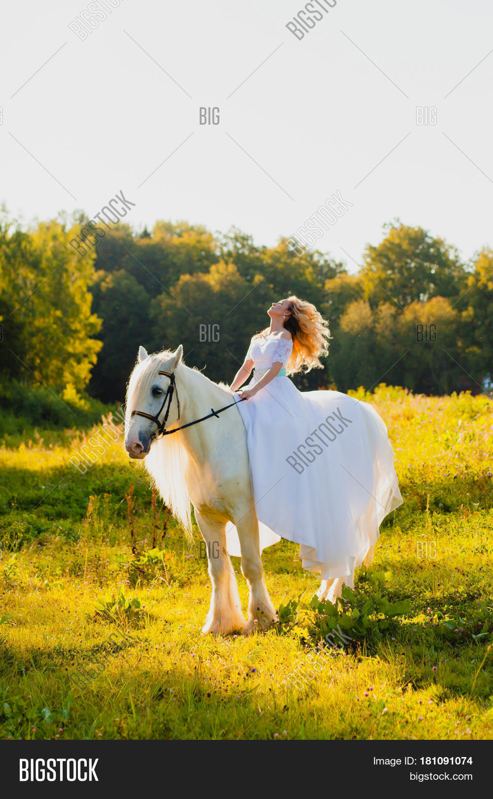 Bride Riding Horse On Image & Photo (Free Trial) | Bigstock