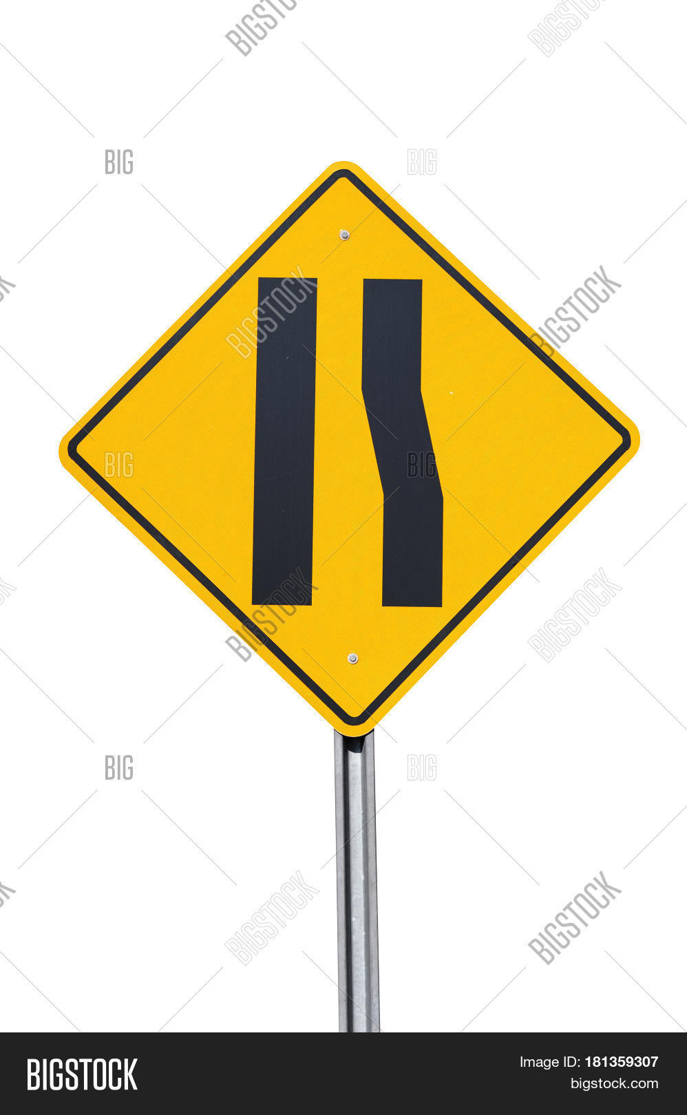 Isolated Merge Sign On Image & Photo (Free Trial) | Bigstock