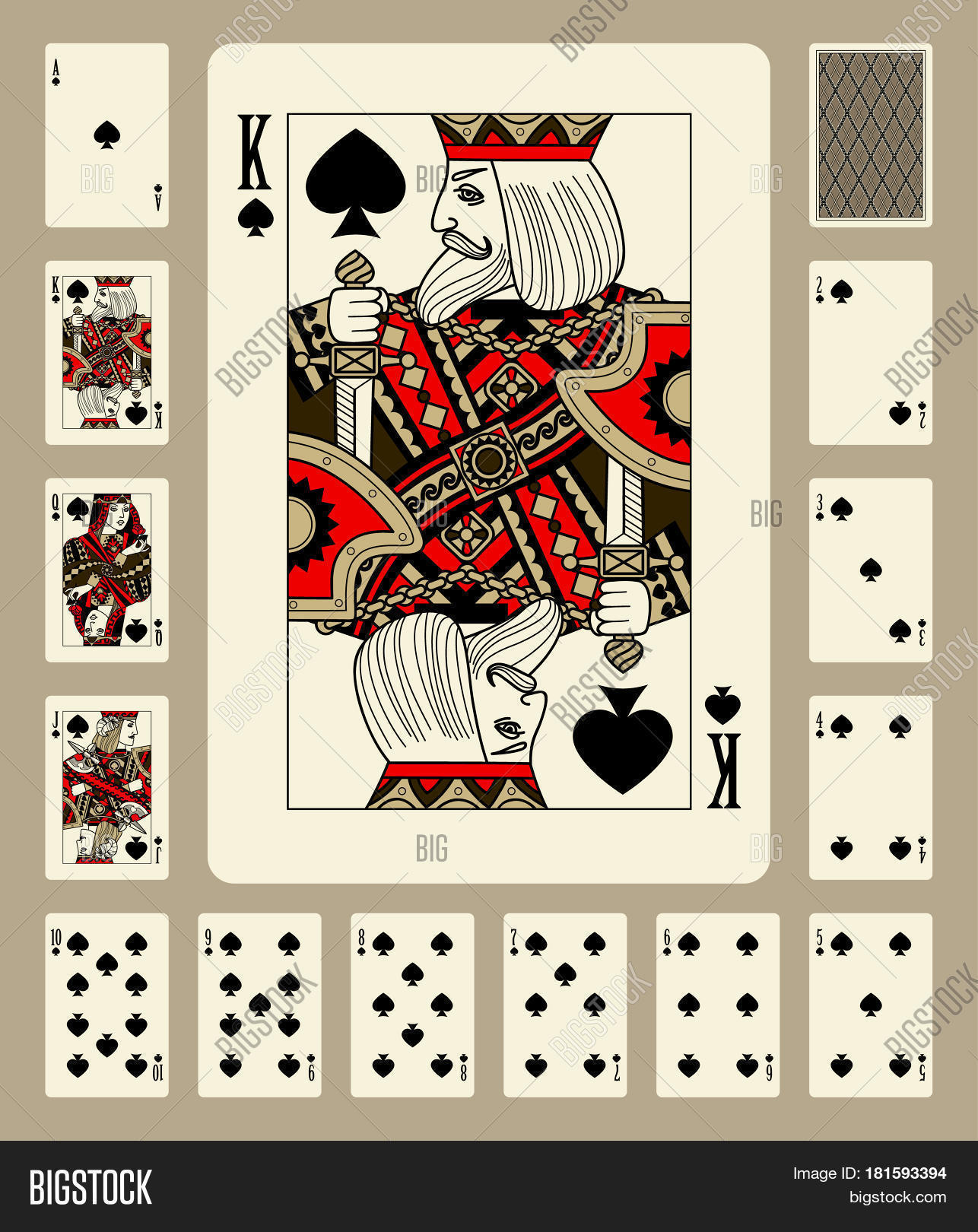 Playing Cards Spades Image & Photo (Free Trial) | Bigstock