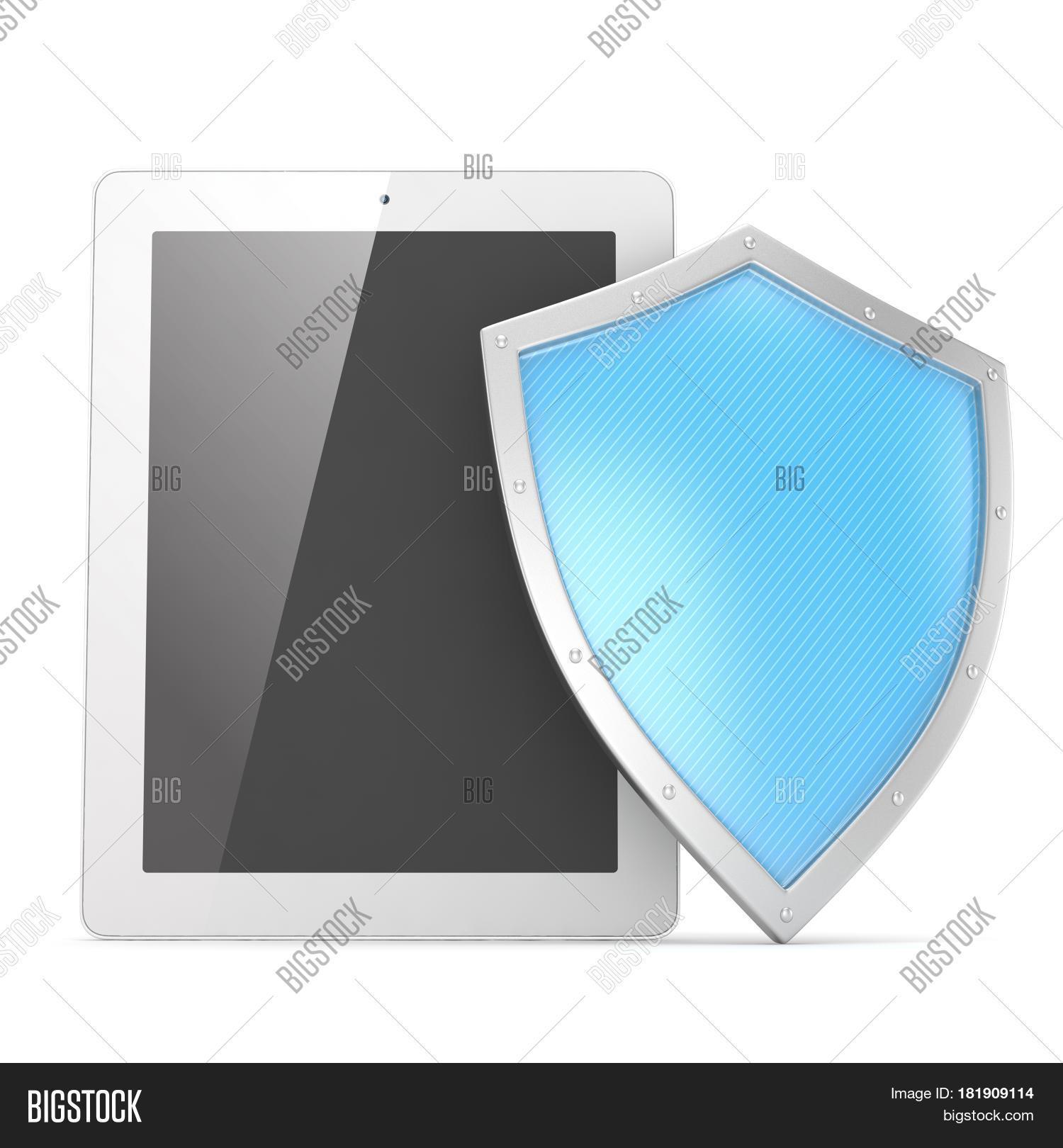 Tablet PC Shield On Image & Photo (Free Trial) | Bigstock