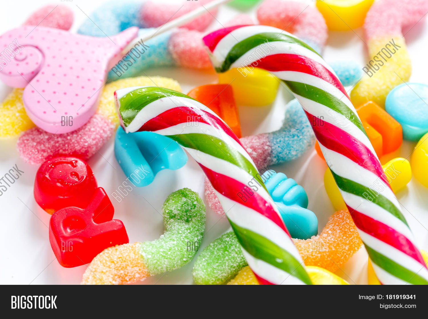 Closeup Lollipop Candy Image & Photo (Free Trial) | Bigstock