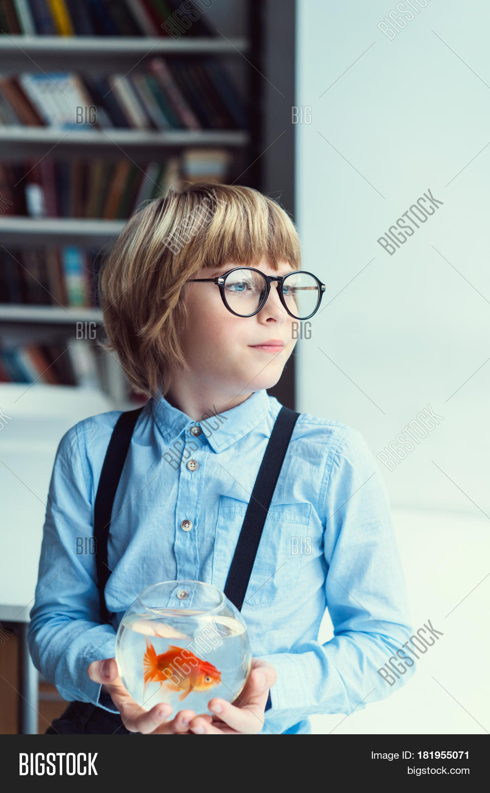 Little Boy Goldfish Image & Photo (Free Trial) | Bigstock