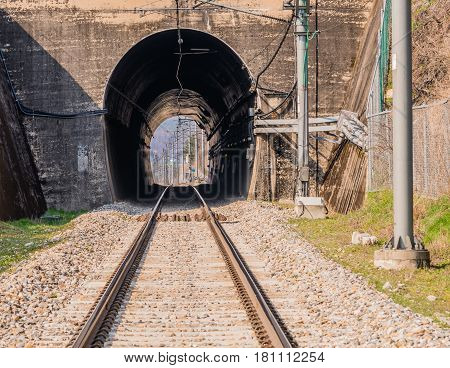 Closeup Train Tunnel Image & Photo (Free Trial) | Bigstock