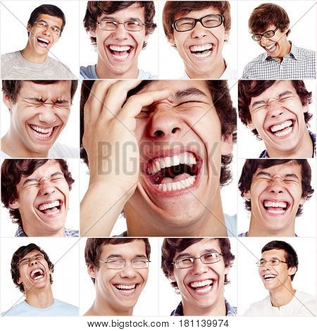 Happy Laughing Face Image & Photo (Free Trial) | Bigstock