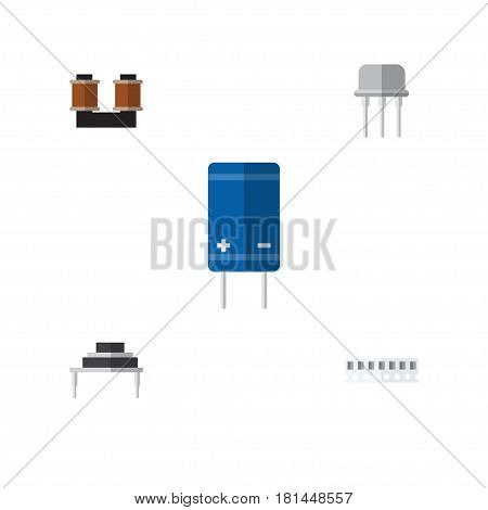 Vector y foto Flat Technology Set (prueba gratis) | Bigstock