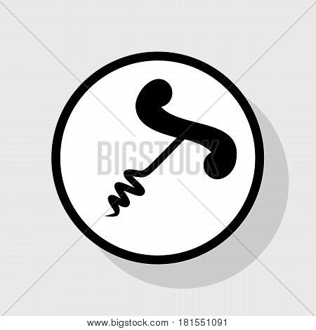 Simple Corkscrew Sign Vector & Photo (Free Trial) | Bigstock