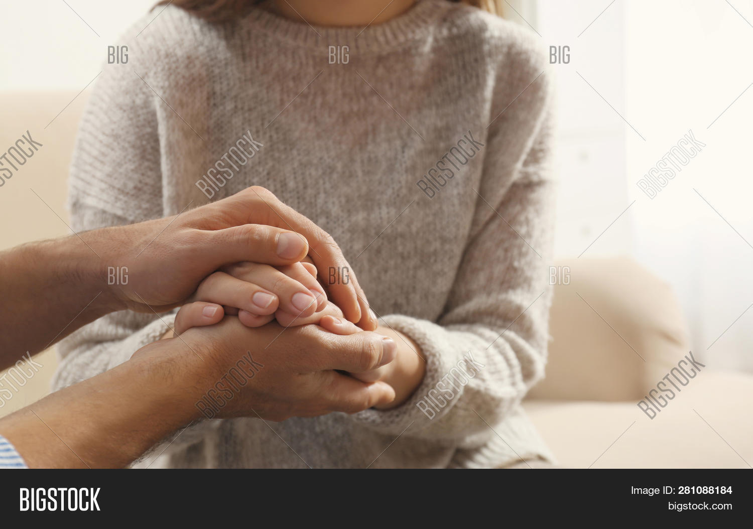 Man Comforting Woman Image & Photo (Free Trial) | Bigstock