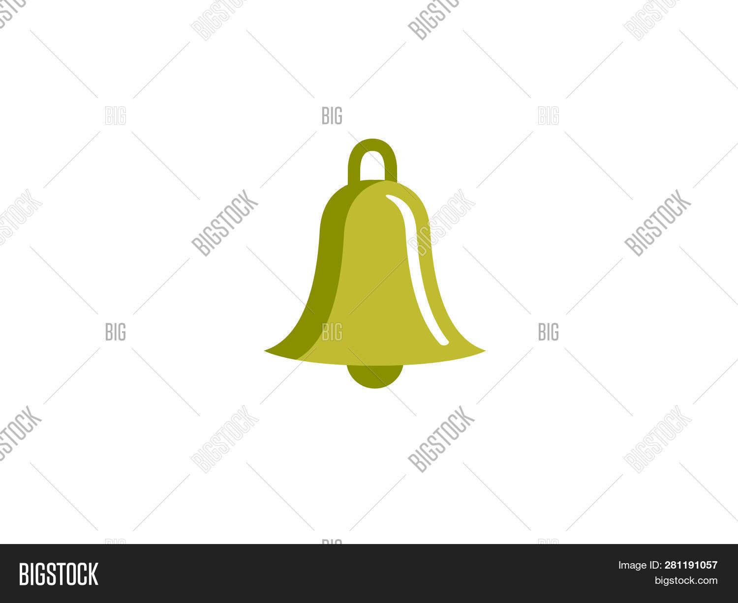 Bell Ring Golden Logo Vector & Photo (Free Trial) | Bigstock