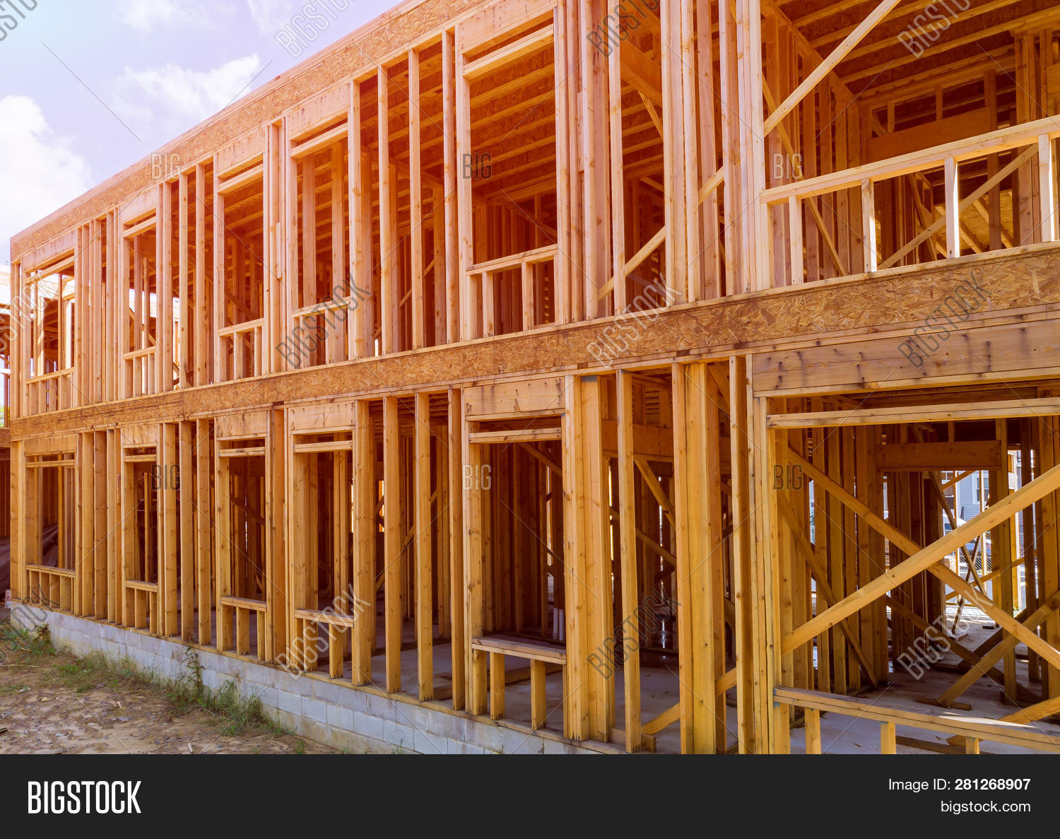 Framing Structure Wood Image & Photo (Free Trial) | Bigstock