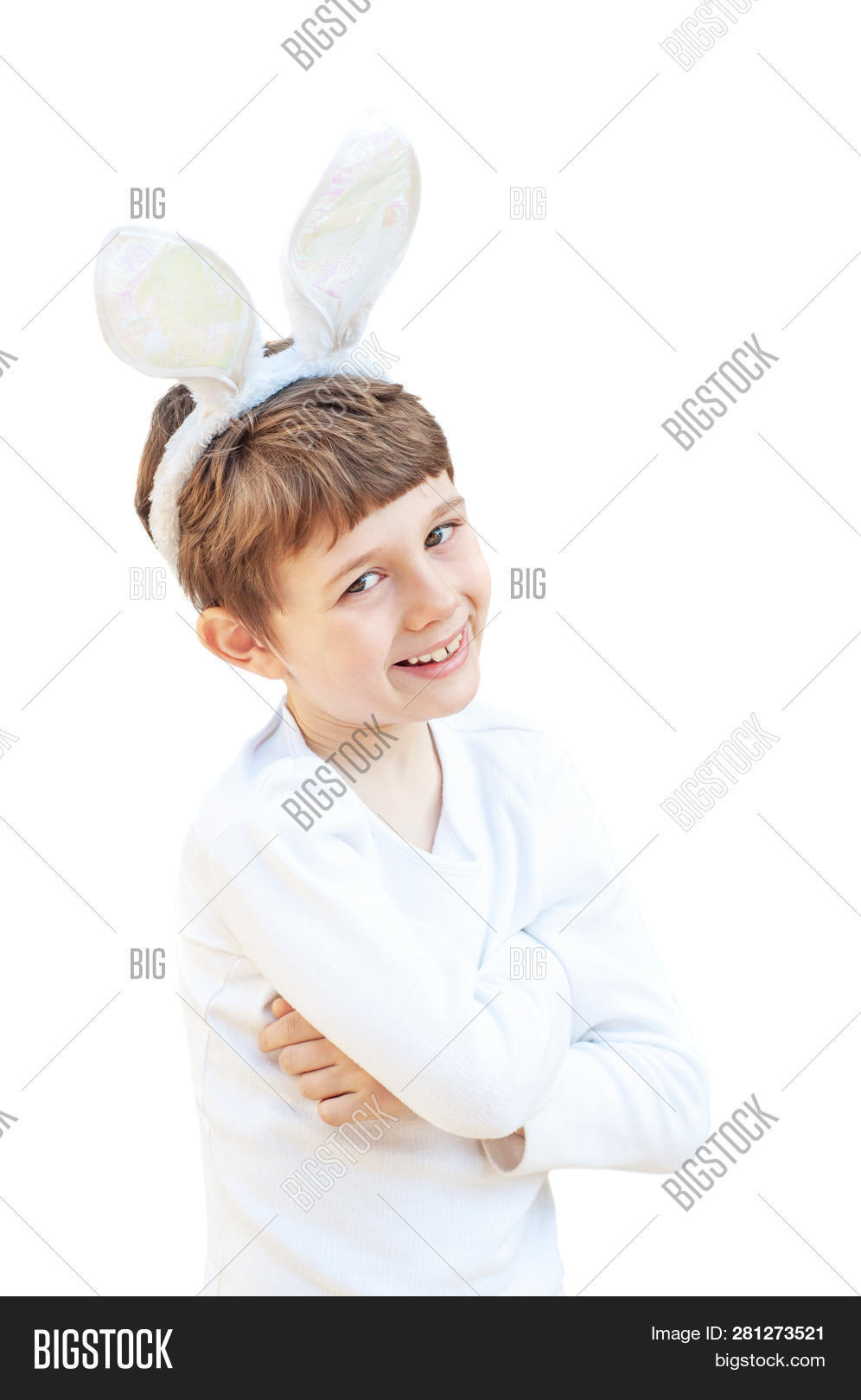 Cute Happy Boy Easter Image & Photo (Free Trial) | Bigstock