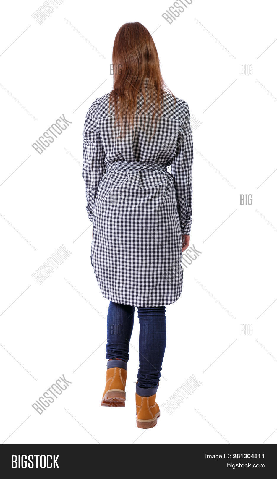 Imagen y foto Back View Walking (prueba gratis) | Bigstock