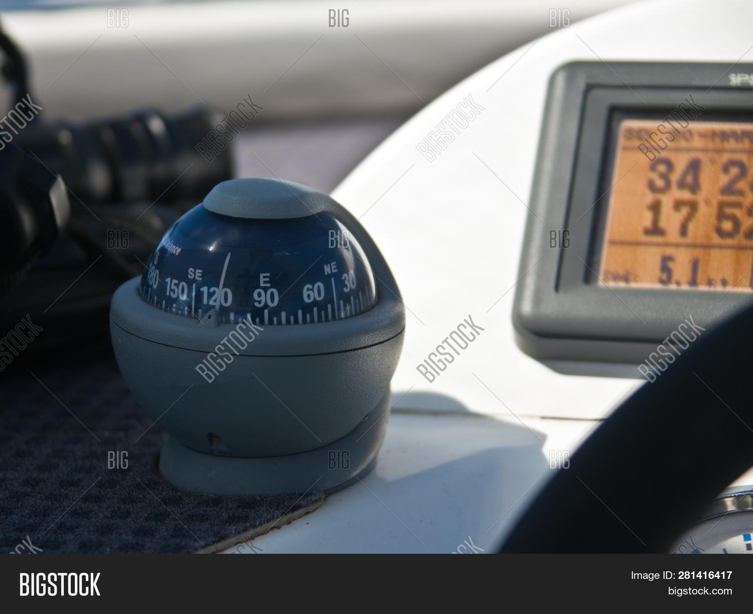 Sea Compass On Modern Image & Photo (Free Trial) | Bigstock
