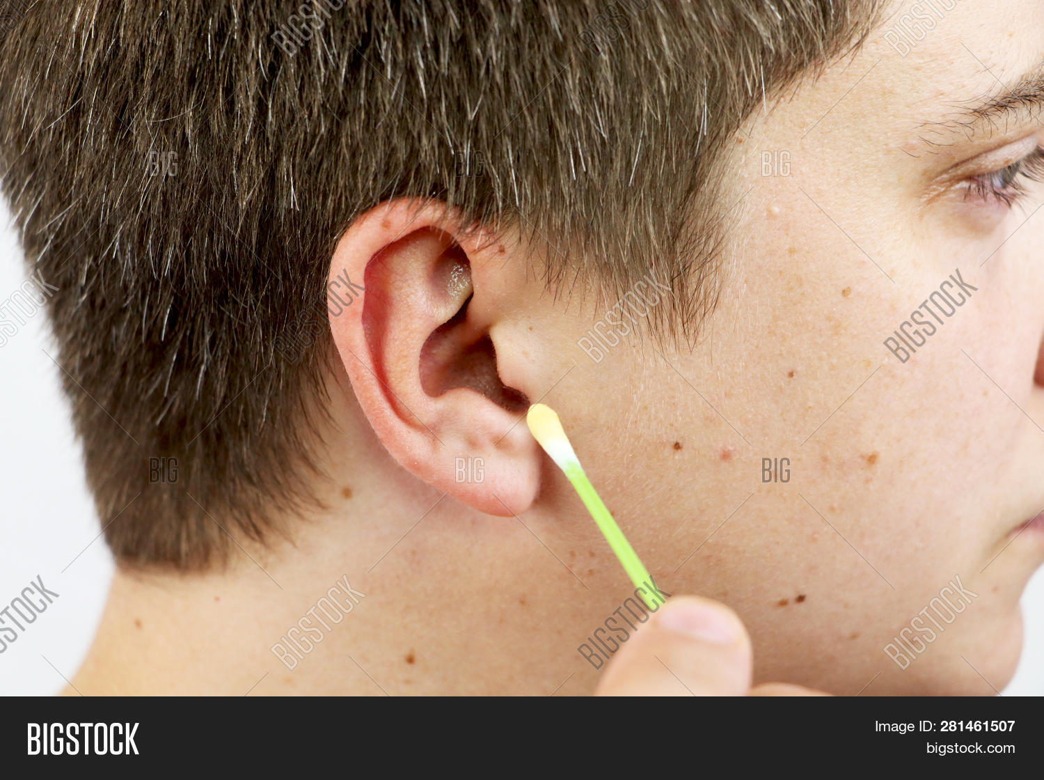 Man Cleans His Ears Image & Photo (Free Trial) | Bigstock