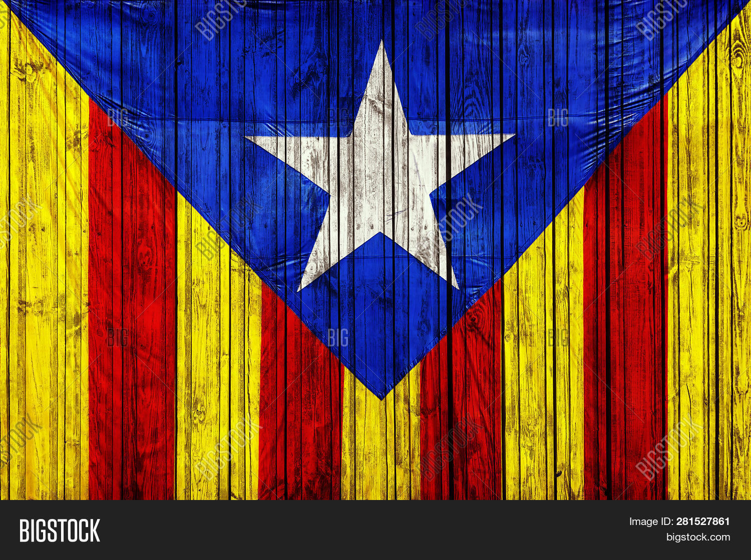 Catalan Flag.estelada Image & Photo (Free Trial) | Bigstock